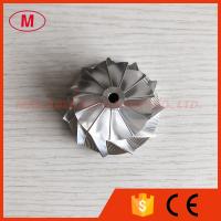 China GTA15-25 41.55/56.03mm 11+0 blades 737689-0002 high performance turbo milling/aluminum 2618/billet compressor wheel for sale