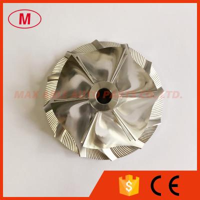 China RHG7V 59.10/82.00mm 6+6 blades Turbocharger milling/aluminum 2618/billet compressor wheel for VXBW/VXBT/VXBZ for sale