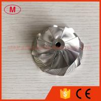 China GTX3071 GEN ll reverse 8+0 blades 54.06/71.40mm point milling turbo billet/milling/aluminum 2618 compressor wheel for sale