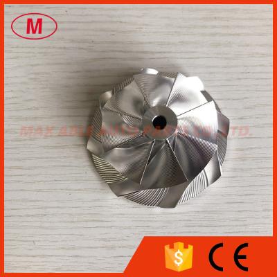 China GTX3071 GEN ll reverse 8+0 blades 54.06/71.40mm point milling turbo billet/milling/aluminum 2618 compressor wheel for sale