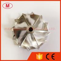 China RHF5 41.90/54.00mm 6+6 blades high performance turbo aluminum 2618/Milling/billet compressor wheel for sale
