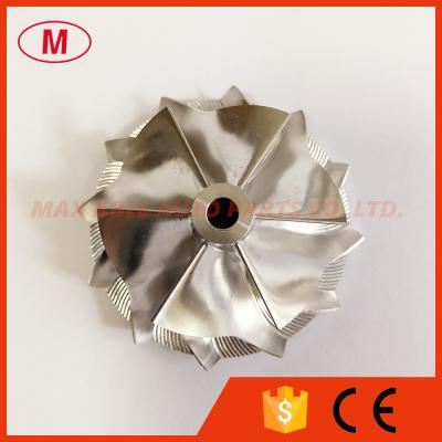China RHF5 41.90/54.00mm 6+6 blades high performance turbo aluminum 2618/Milling/billet compressor wheel for sale