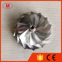 China HX40 7+7 blades 66.90/92.00mm high performance turbo Turbocharger Billet/milling/aluminum 2618 compressor wheel for sale