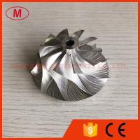 China CT26 42.90/58.00mm 10+0 Blades high performance turbo billet/aluminum 2618/milling compressor wheel for TOYOTA for sale