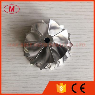 China TD05H reverse 54.56/70.01mm 7+7 blades high performance turbo milling/aluminum 2618/billet turbo compressor wheel for sale