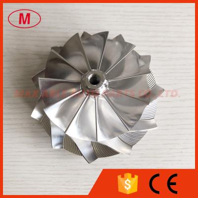 China GTA4508R 11+0 blades 79.85/108.04mm high performance Billet/milling/aluminum 2618 compressor wheel for 800270-0001 for sale