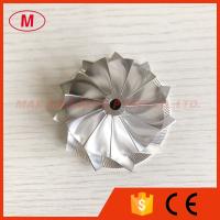 China HT12B 46.02/58.00mm 11+0 blades high performance billet/milling/aluminum 2618 compressor wheel for sale