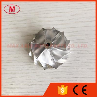 China TD03 10T 6+6 blades 38.00/48.00mm high performance Turbo milling/aluminum 2618/billet compressor wheel for sale