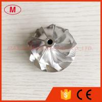 China RHF3 35.25/47.50mm 9+0 blades turbo billet/milling/aluminum 2618 compressor wheel for sale