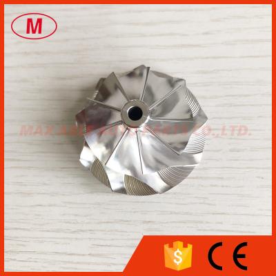 China RHF3 35.25/47.50mm 9+0 blades turbo billet/milling/aluminum 2618 compressor wheel for sale