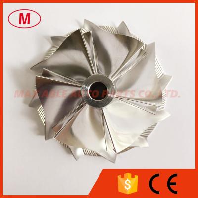 China CT26 47.10/60.13mm 6+6 blades high performane Turbo aluminum 2618/milling/Billet compressor wheel for sale