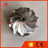 China GT3582R GEN ll 65.70/82.46mm 10+0 blades point milling air curve performance turbo aluminum2618/billet compressor wheel for sale