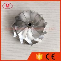 China HX40 11+0 blades 67.00/89.00mm high performance turbo Turbocharger milling/aluminum 2618/billet compressor wheel for sale