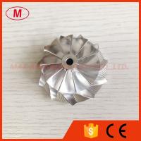 China GTA15-25 43.41/56.02mm 11+0 blades high performance turbo milling/aluminum 2618/billet compressor wheel for sale
