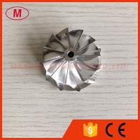 China TD03 39.10/46.00mm 11+0 blades high performance turbocharger milling/aluminum 2618/billet compressor wheel for sale