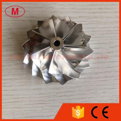 China B03G 54.87/70.98mm 7+7 blades high performance turbocharger milling/aluminum 2618/billet compressor wheel for sale