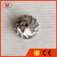 China GT14 737683-0003 31.09/44.01mm 6+6 blades turbo billet/milling  /aluminum 2618 compressor wheel for 750030-0002/753420-0 for sale