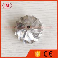China TD04 42.55/53.19mm 7+7 blades turbo milling/aluminum 2618/billet compressor wheel for sale
