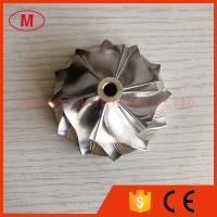 China GT28 47.10/61.98mm 6+6 blades high performance turbo milling/alumimun 2618/billet compressor wheel for sale
