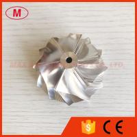 China GT1245 42.12/54.39mm 6+6 blades high performance turbocharger milling/aluminum 2618/billet compressor wheel for sale