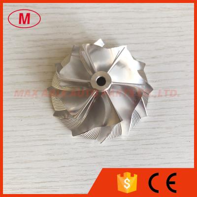 China RHF5 reverse 49.10/65.00mm 6+6 blades high performance turbo milling/aluminum 2618/billet compressor wheel for sale
