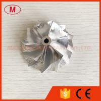 China K16 reverse 49.50/67.00mm 6+6 blades turbocharger billet/milling/aluminum 2618 compressor wheel for sale
