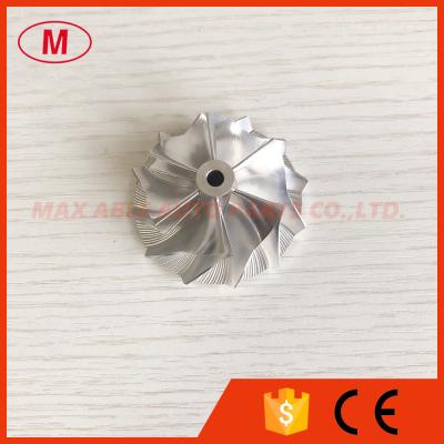China TD03 10T reverse 35.57/46.00mm 6+6 blades high performance turbo milling/aluminum 2618/billet compressor wheel for sale