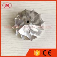 China TD03 42.20/55.00mm 6+6 blades high performance Turbo milling/aluminum 2618/billet compressor wheel for sale