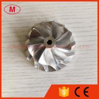 China K04 42.00/56.08mm 7+7 blades turbocharger lower blade milling/aluminum 2618/billet compressor wheel for sale