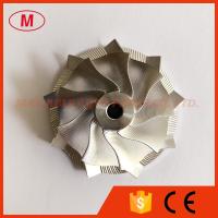 China TD04HL 39.60/51.00mm 9+0 blades point milling snake curve turbo milling/aluminum 2618/billet compressor wheel for sale