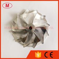 China TD04HL 18G reverse 50.38/68.00mm 6+6 blades high performance turbo milling/aluminum 2618/billet compressor wheel for sale