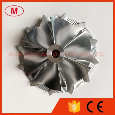 China K04 reverse 43.30/56.08mm 6+6 blades high performance turbocharger billet/milling/aluminum 2618 compressor wheel for sale