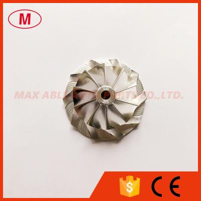 China TD04 37.75/52.00mm 10+0 blades turbocharger milling/aluminum 2618/billet compressor wheel for sale