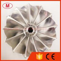 China GT5534 115.00/152.00mm 13+0 blades high performance Bullet Head Turbo aluminum 2618/milling/billet compressor wheel for sale