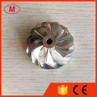 China GT35 46.00/63.02mm 6+6 blades turbo billet/milling/aluminum 2618 compressor wheel for sale