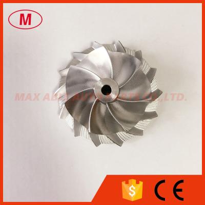 China GT15-25 47.00/61.98mm 7+7 blades Point milling,high performance,air curve Turbo Billet/milling compressor wheel for sale
