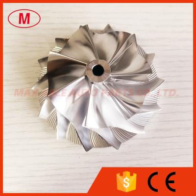 China GT3584 7+7 blades 61.33/84.00mm Performance turbo billet/milling/aluminum 2618 compressor wheel for racing for sale