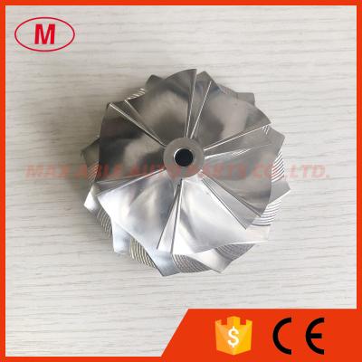 China T04R 66.65/84.00mm 6+6 blades turbo billet/milling/aluminum 2618 compressor wheel for Racing for sale