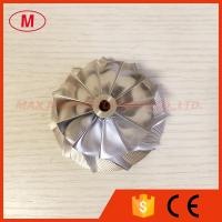 China T04S 58.47/76.07mm 11+0 blades turbo billet/milling/aluminum 2618 compressor wheel for Racing for sale