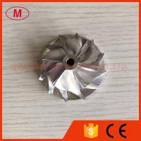 China GT15-25 38.50/52.19mm 6+6 blades high performance turbo billet/milling/aluminum 2618 compressor wheel for sale