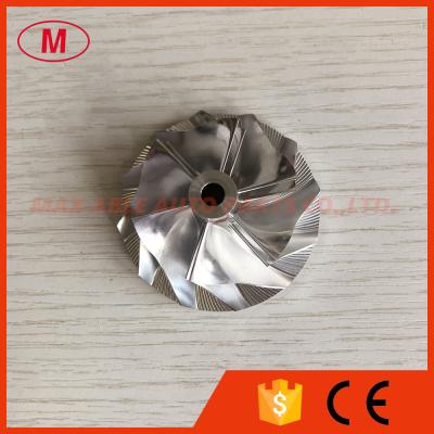 China GT15-25 436131-0002 38.58/52.02mm 6+6 blades turbocharger milling/billet compressor wheel for 452204/454061/454135/70595 for sale