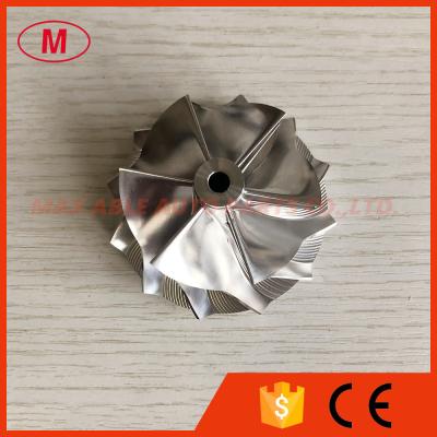 China GT15-25 49.62/61.98mm 6+6 blades Turbo Billet/milling/aluminum 2618 compressor wheel for sale