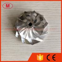 China GT2871 452546-0003 53.11/70.98mm 11+0 blades Bore:5.99mm turbo milling/aluminum 2618/billet compressor wheel for sale