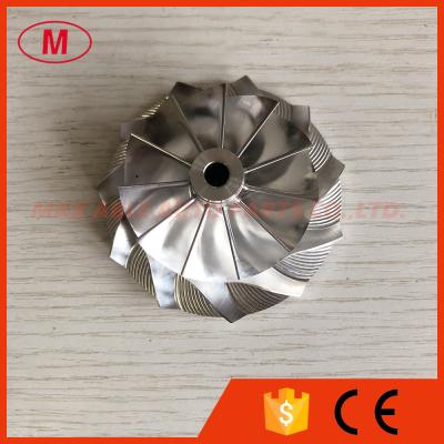 China GT2871 452546-0003 53.11/70.98mm 11+0 blades Bore:5.99mm turbo milling/aluminum 2618/billet compressor wheel for sale