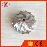 China GT2871 452546-0005 53.11/70.98mm 7+7 blades high performance turbo milling/aluminum 2618/billet compressor wheel for sale