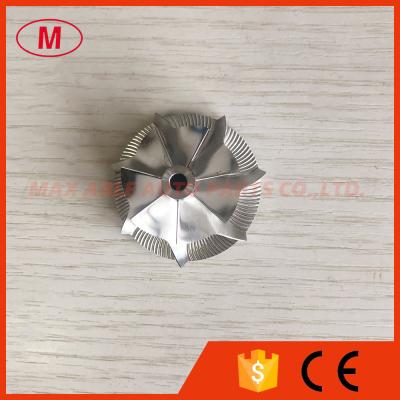 China KP35 29.50/41.00mm 1541/2004 7+0 blades high performance turbocharger milling/aluminum 2618/Billet compressor wheel for sale