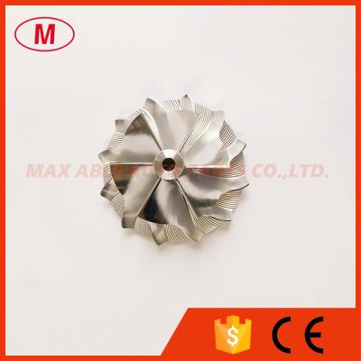 China KP39 37.40/50.60mm 6+6 blades high performance turbo billet/milling/aluminum 2618 compressor wheel for sale