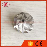 China RHF55 43.40/56.03mm 6+6 blades Turbo milling/aluminum 2618/Billet compressor wheel for VR38DETT Twin VN5/GTR R35/1411-JF for sale