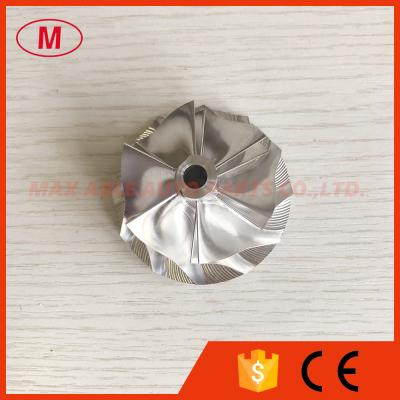 China RHF55 43.40/56.03mm 6+6 blades Turbo milling/aluminum 2618/Billet compressor wheel for VR38DETT Twin VN5/GTR R35/1411-JF for sale