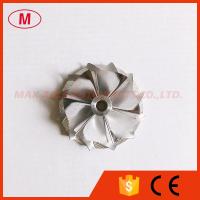 China RHF55 43.40/56.03mm 6+6 blades performance milling/aluminum 2618/billet compressor wheel for VR38DETT TwinVN5/GTR R35/14 for sale